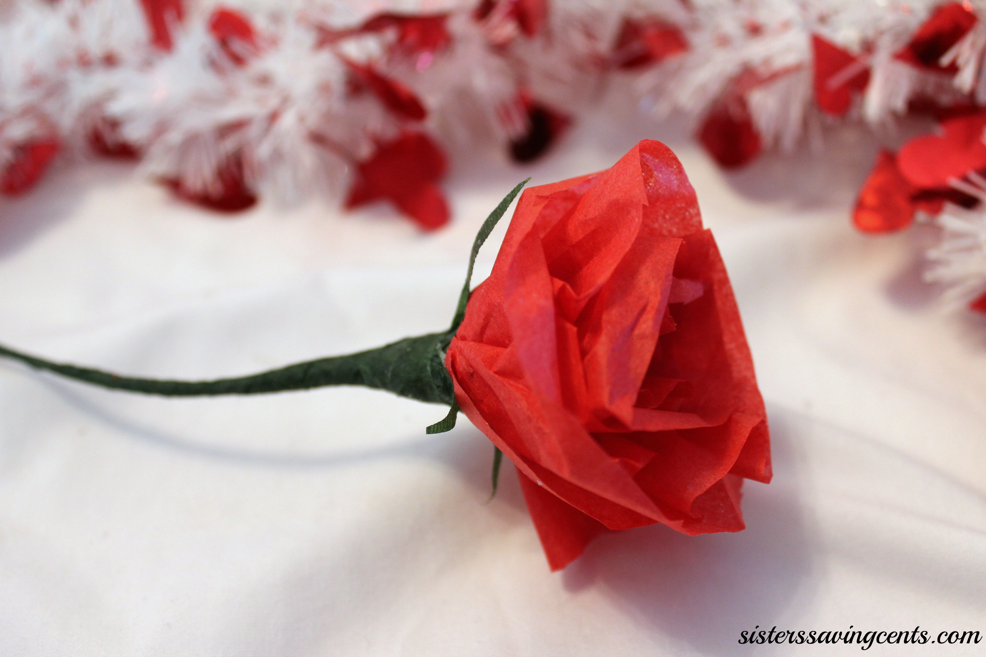 DIY Tissue Paper Roses DIY Tissue Paper Roses